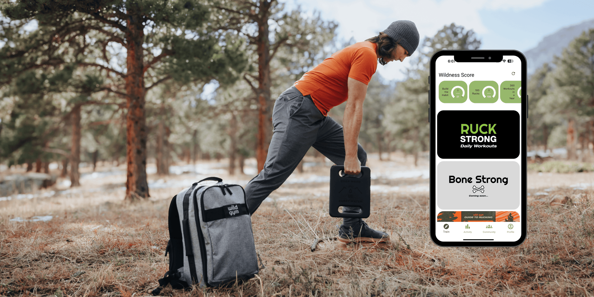 WILD GYM® | Rucking Backpacks for Wild People